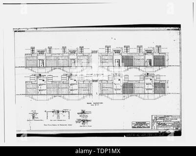 Photocopy of engineering drawing, May, 1941 (original drawing located ...
