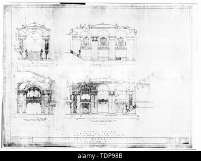 Photocopy of blueprint (original in HABS files) Thomas W. Lamb ...