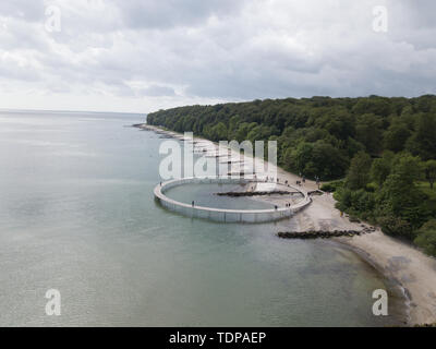 The Infinity Bridge in Aarhus, Denmark Stock Photo - Alamy