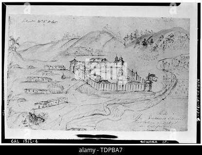 Photocopy of drawing (from Society of California Pioneers, before 1840 ...