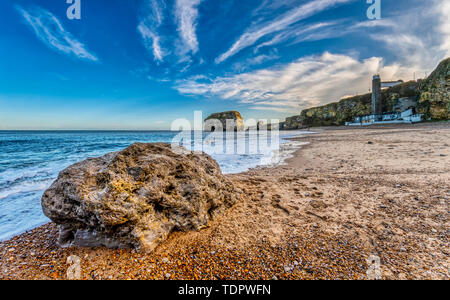 marsden beach ,marsden grotto south shields Stock Photo - Alamy