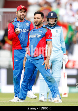 Afghanistan's Gulbadin Naib during the ICC Champions Trophy cricket ...