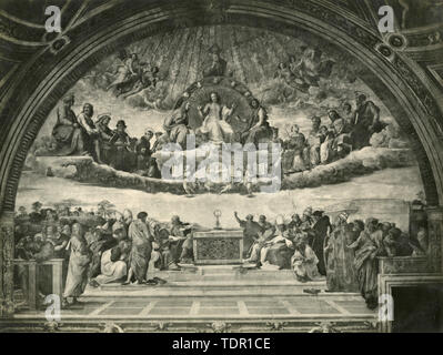 Raphael - Disputation of the Holy Sacrament Stock Photo - Alamy