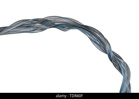 Reticulated metal flow special effects, three-dimensional rendering ...