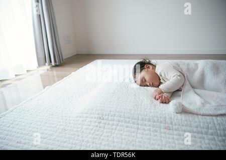 Japanese toddler sleeping at home Stock Photo - Alamy