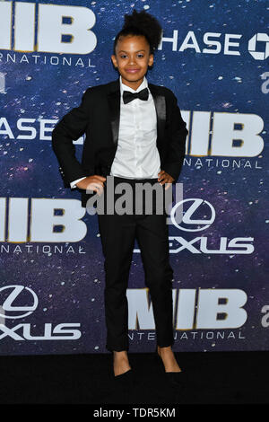 Mandeiya Flory attending the 'Men In Black International' World ...