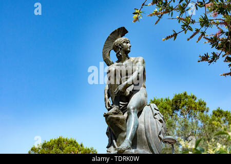 Statue of ancient Greek Hero Theseus in Athens Stock Photo: 48275471 ...