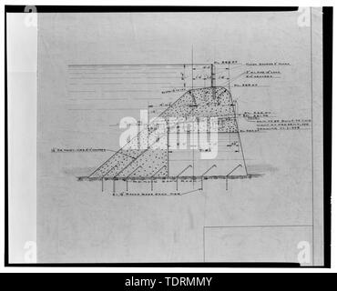 Architectural Drawing Cross section through double storey residential ...