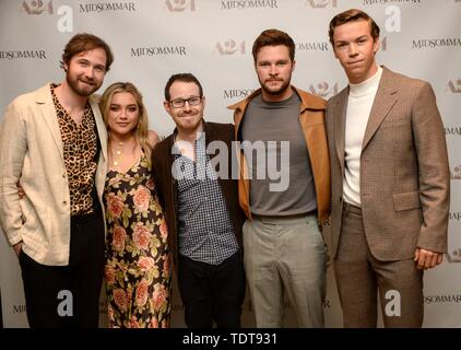 Jack Reynor, Florence Pugh, and Vilhelm Blomgren in the ©A24 new movie ...