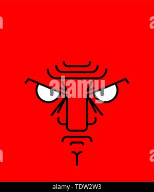 Dissatisfied emoji symbol isolated unhappy face. Vector disgruntled ...