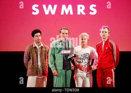SWMRS' Seb Mueller, Joey Armstrong, Max Becker and Cole Becker ...