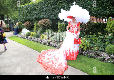 Debra Day from Romsey poses for a picture during day three of Royal ...