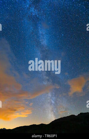 A vertical shot of the starry night Stock Photo - Alamy