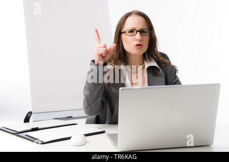 ranting business woman at office Stock Photo - Alamy