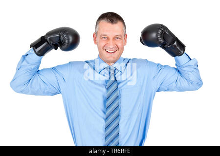 business man boxing, Germany Stock Photo - Alamy