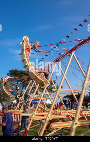 East Prawle fair Devon UK old fasioned early summer fair with games and ...