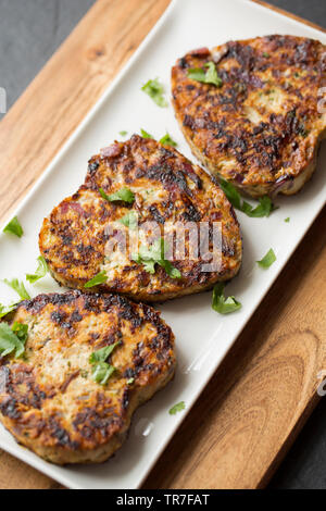 Minced turkey fillet meat bought from a supermarket in the UK that has ...