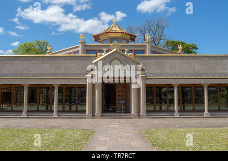 Manjushri Kadampa Meditation Centre, Buddhist temple, Conishead, near ...