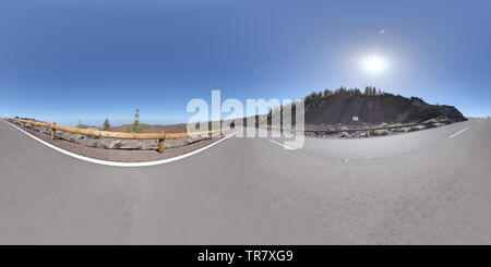 360° view of 360 HDR curvy road - Alamy