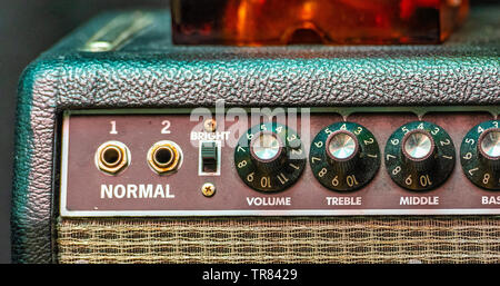 Metal volume control knob that goes to eleven Stock Photo: 178880243 ...