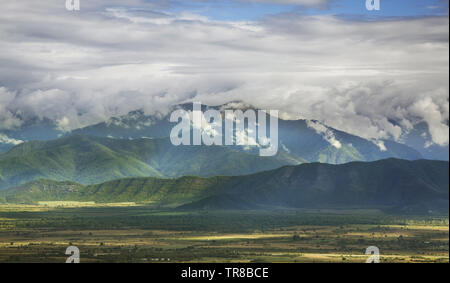 Alazani river plain near Telavi. Georgia Stock Photo - Alamy