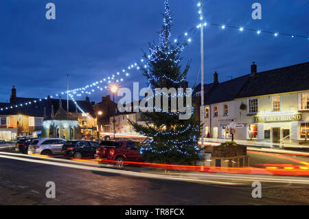 The Square, Beaminster, Dorset Stock Photo - Alamy