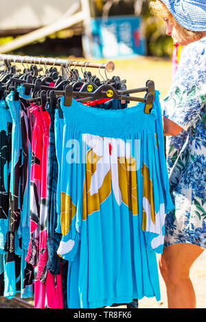 ARUTANGA, AITUTAKI, COOK ISLAND - SEPTEMBER 30, 2018: View of the ...