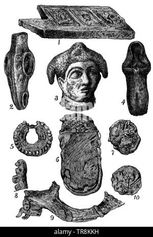 Very old coins from Babylonia Stock Photo - Alamy