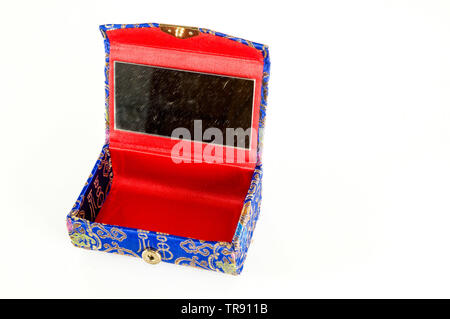 Chinese Vanity Mirror Box on a White Background Stock Photo - Alamy