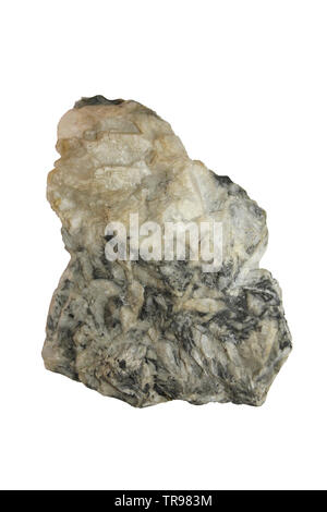 crystalline magnesite mineral isolated on white background Stock Photo ...