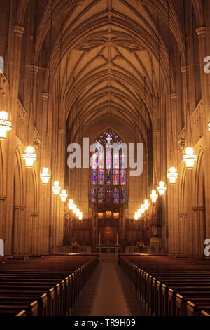 Interior of Duke Chapel Duke University Durham North Carolina Stock ...