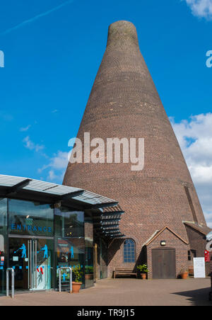 Stuart Crystal Museum, Stourbridge. The Glass Cone kiln kilns ...