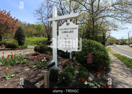 Cold Spring Harbor library Long Island New York Stock Photo - Alamy