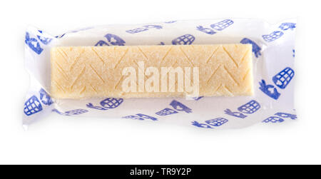 Chewing gum plate wrapped isolated on white background Stock Photo - Alamy