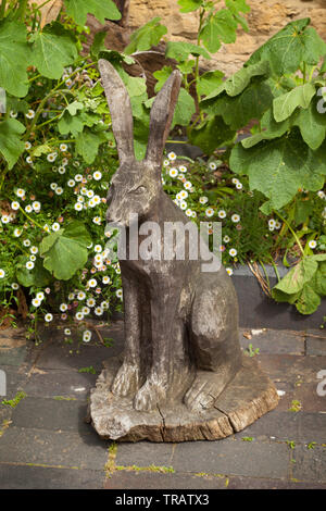Wood carving of a Hare Stock Photo - Alamy