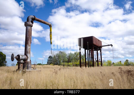 Historic railway station, Deepwater, New South Wales, Australia Stock ...