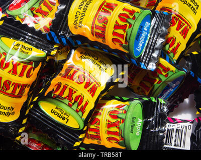 Toxic waste sweets, candy Stock Photo - Alamy