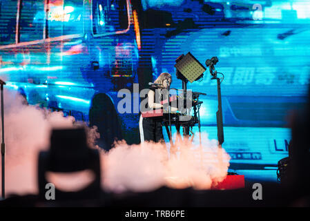 Vasco Rossi performed last night in Milan at San Siro Stadium for the ...