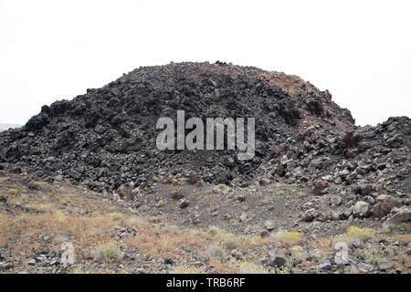 Greece Cyclades Islands Santorini Tholos Naftilos from Athinios Stock ...