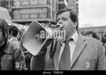 National Front demonstrators march through Bermondsey, London. A ...