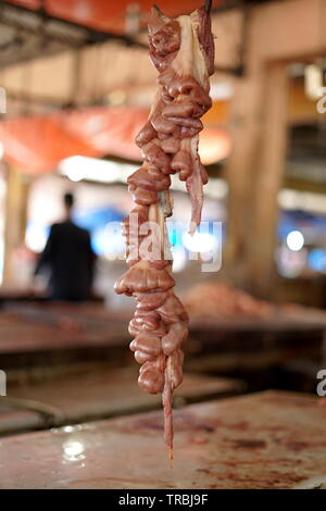Cow Intestines for sale at Butcher's Shop Stock Photo - Alamy