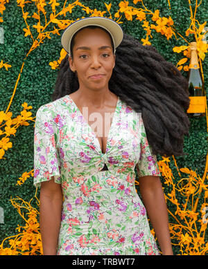Cipriana Quann attends 12th Annual Veuve Clicquot Polo Classic at ...