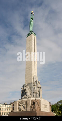 The Freedom Monument in Riga, Latvia, honouring soldiers killed during ...