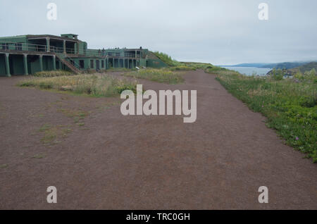Battery Mendell overlooks the Pacific Ocean in the Marin Headlands. It ...