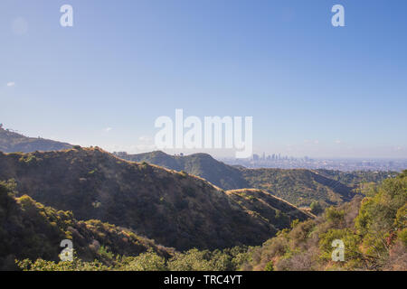 View From Brush Canyon Trail To The Hollywood Sign Stock Photo - Alamy