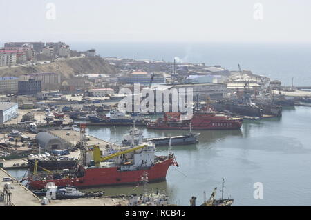 Port of Korsakov on Sakhalin Island Russia 2007 Stock Photo - Alamy