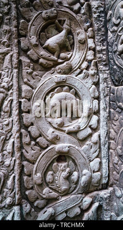 Dinosaur in Angkor Wat Stock Photo - Alamy
