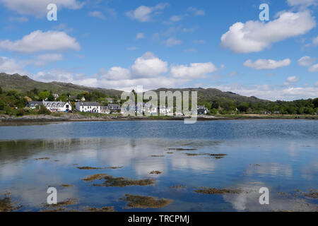 Scottish coast village of Arisaig Scotland uk south of Mallaig in Stock ...