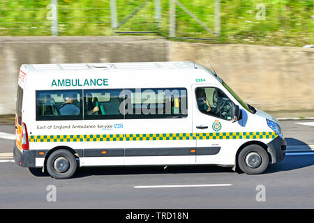 NHS Patient Transport Service ambulance in city of York North Yorkshire ...