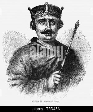 William Rufus, King William II of England, circa 1056 to 1100 Stock ...